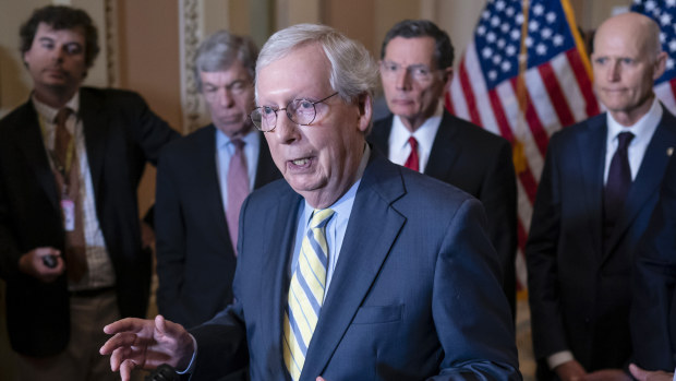 Mitch McConnell in hospital with concussion after tripping and falling ...