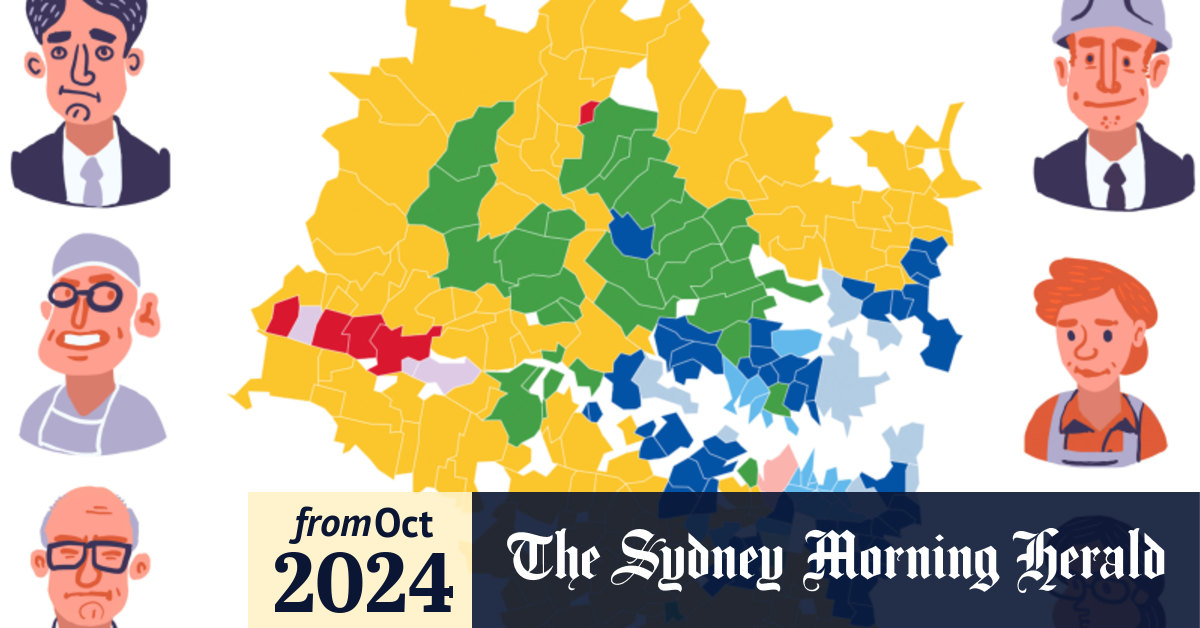 Sydney’s most popular jobs by suburb: A map