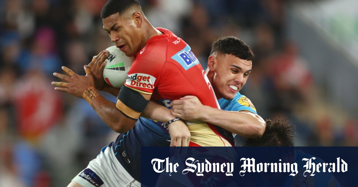 NRL 2023: Dolphins beat Gold Coast Titans in golden point with Jamayne ...