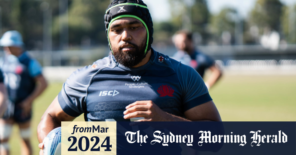 Super Rugby 2024: Jay Fonokalafi downs his tools as a concreter for NSW ...