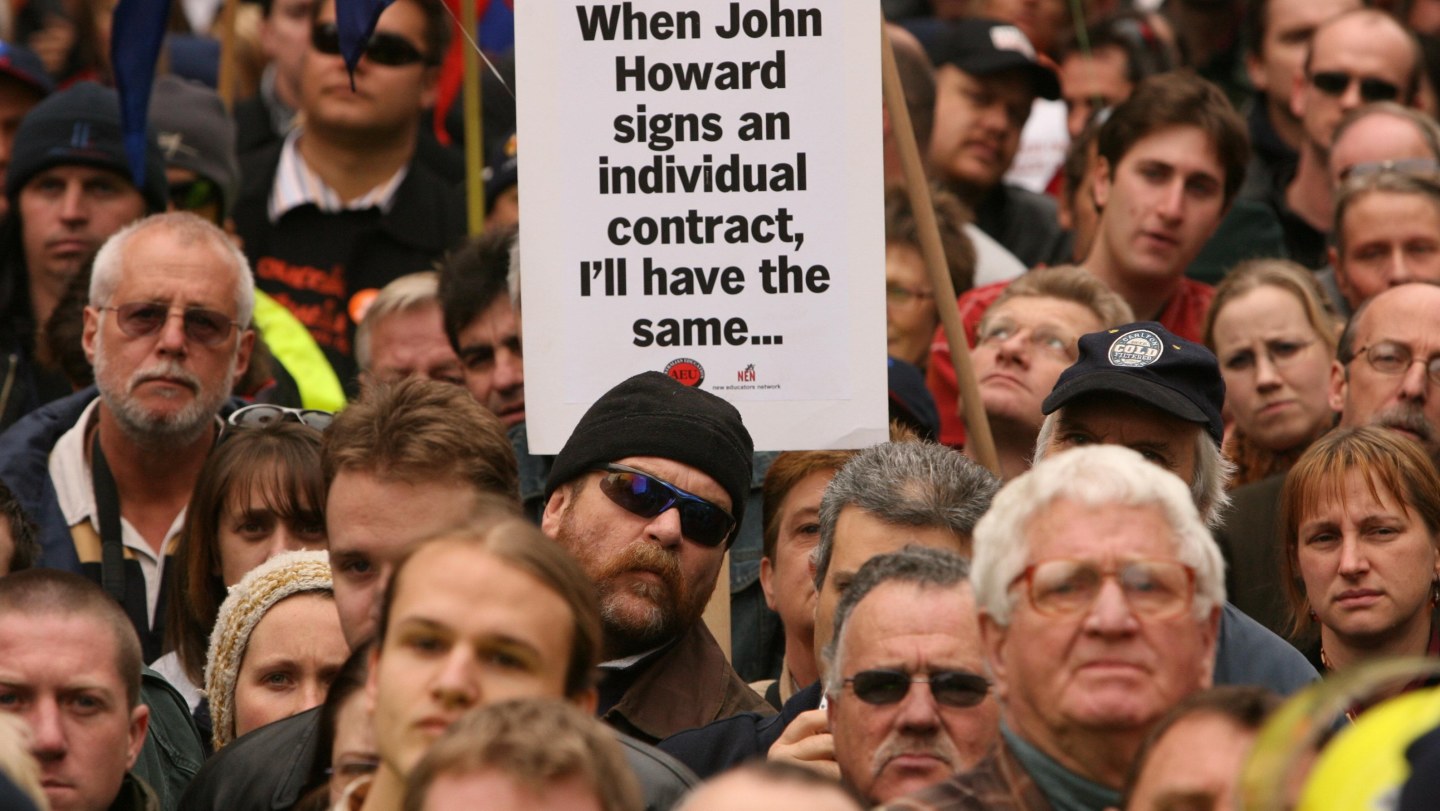 Don't mention the war: Morrison treads carefully on IR