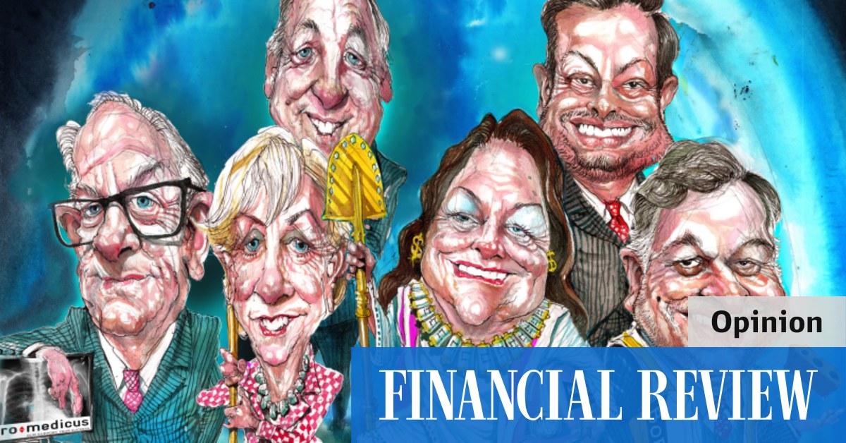 AFR Business People of the Year: Gina Rinehart on top, followed by ...