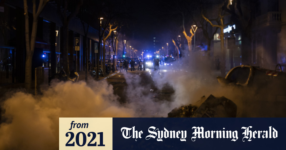 Pablo Hasel protests: street clashes in Barcelona after anti ...