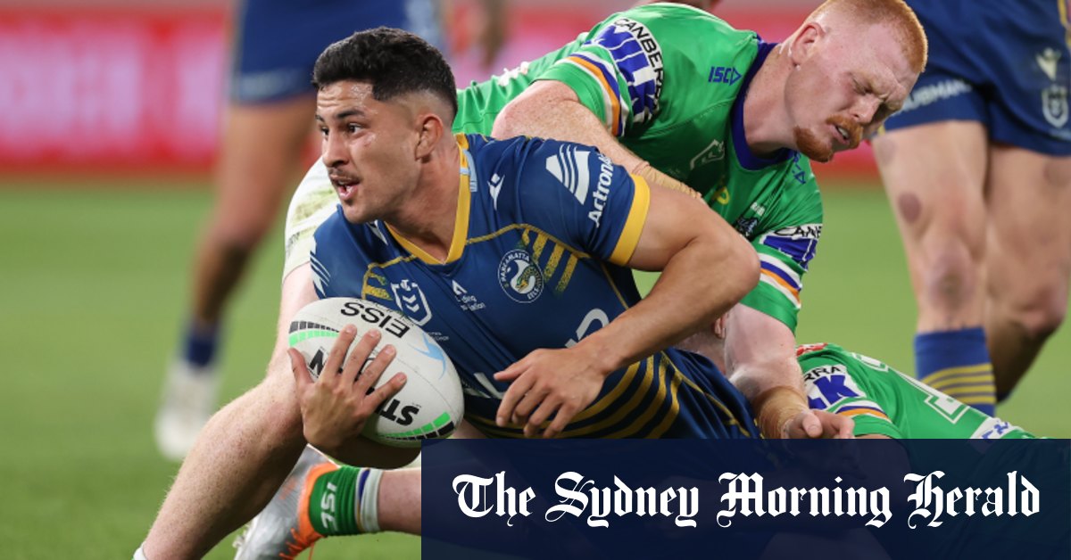 NRL 2022 finals: Parramatta Eels power past Canberra Raiders into grand ...