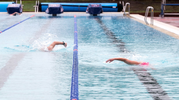 Take a number: the rules of synchronised, socially distanced swimming