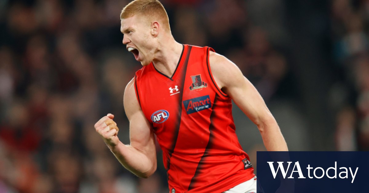 Essendon forward Peter Wright claims his maiden Crichton Medal ...