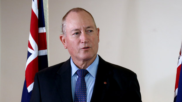 Fraser Anning's new party name to face challenge from the Nationals