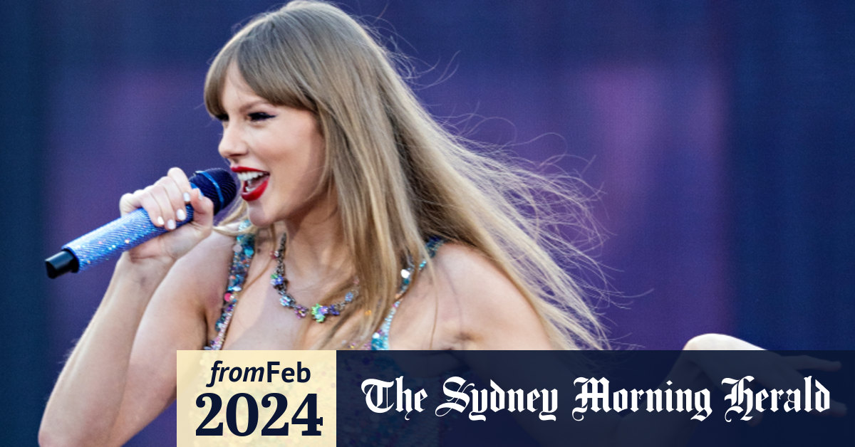 Taylor Swift Sydney: US pop star arrives ahead of four stadium shows