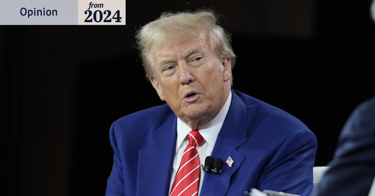 ‘I was always very good at mathematics’: Trump goes all in on his tariffs