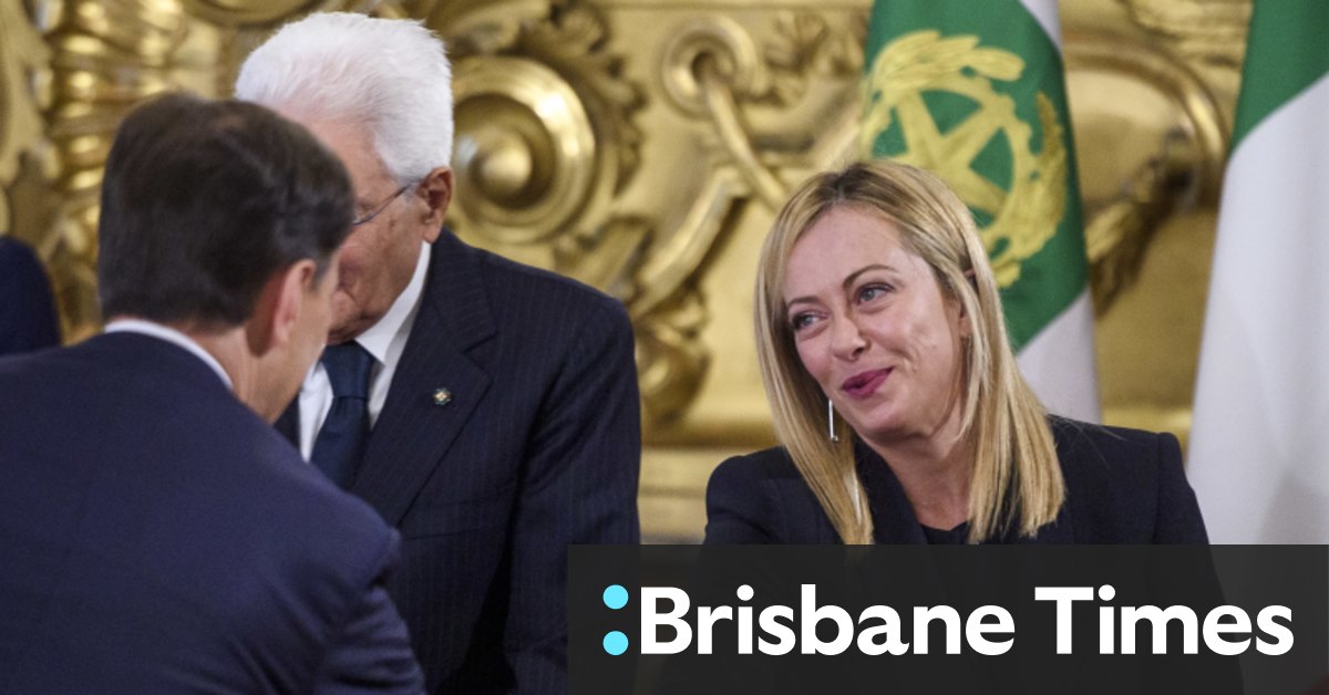 Far-right leader Giorgia Meloni installed as Italy’s first female prime ...