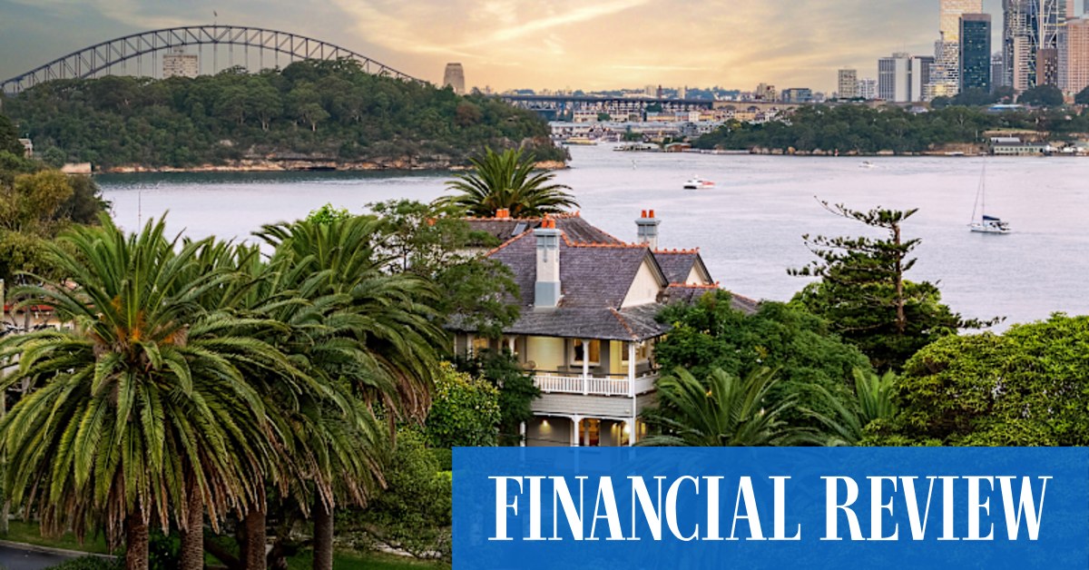 Hunters Hill property: Squadron Energy’s David Sidoti lists waterfront ...
