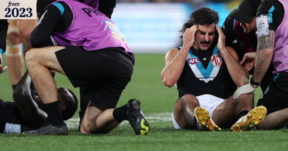 AFL 2023: Port Adelaide Power defend concussion call on Aliir Aliir and ...