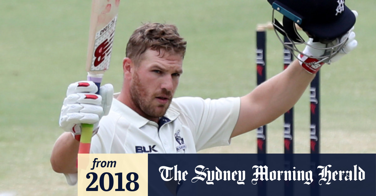 Finch looks to strong finish for Victoria