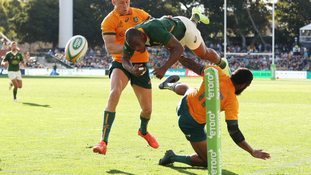 Australia v South Africa 2022: Marika Koroibete stars as Wallabies down ...