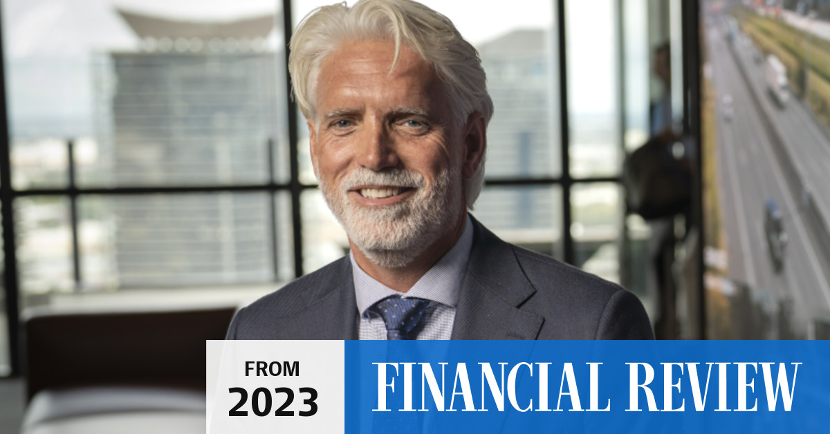 Transurban’s Scott Charlton, departing hero