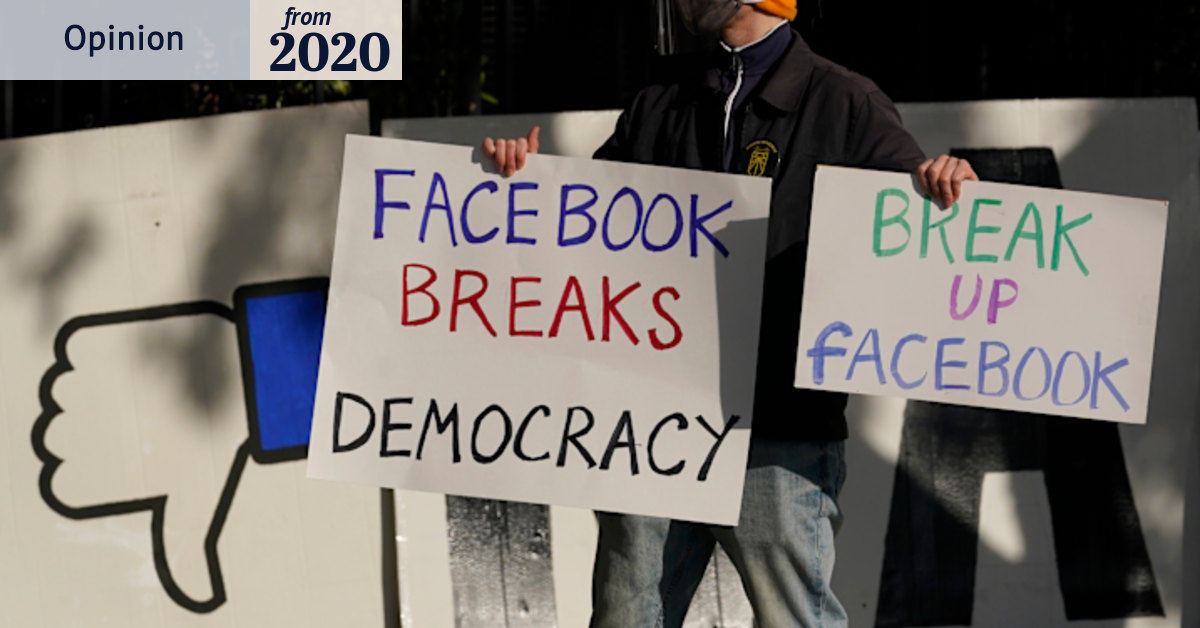 The move to break up Facebook is a milestone in the push against Big Tech