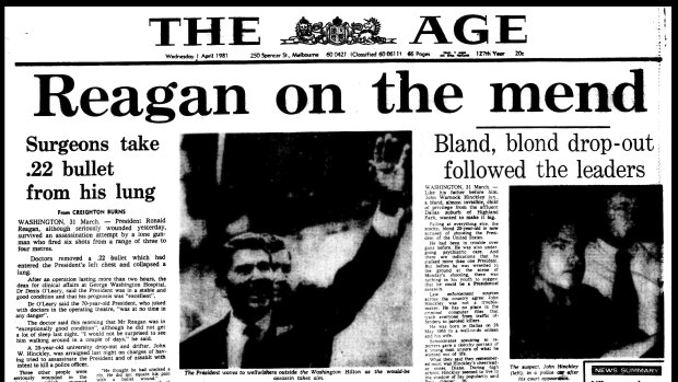 From the Archives, 1981: Ronald Reagan survives assassination attempt