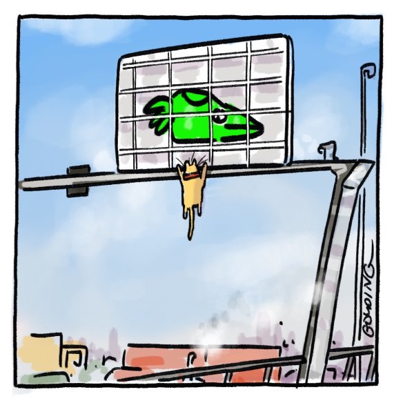 What’s the story behind Melbourne’s Pam the bird graffiti tags?