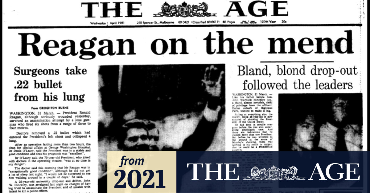 From the Archives, 1981: Ronald Reagan survives assassination attempt