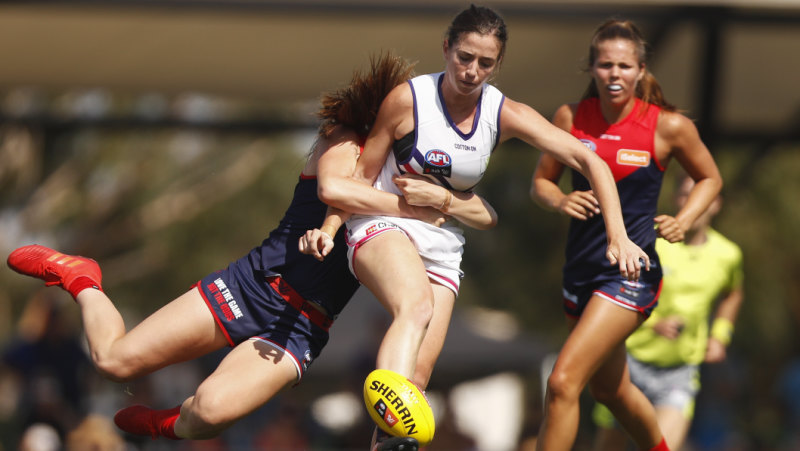 AFLW Melbourne Demons Fremantle Dockers: