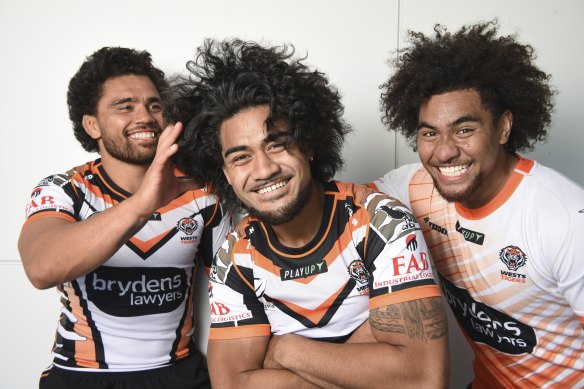 The Wests Tigers trio without a hair in the world