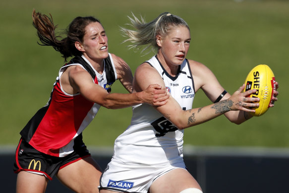 AFLW 2021: Trading and drafting - Tayla Harris joins Melbourne, Blues ...