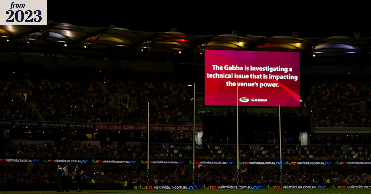 Gabba boss says Olympic rebuild will solve electrical woes