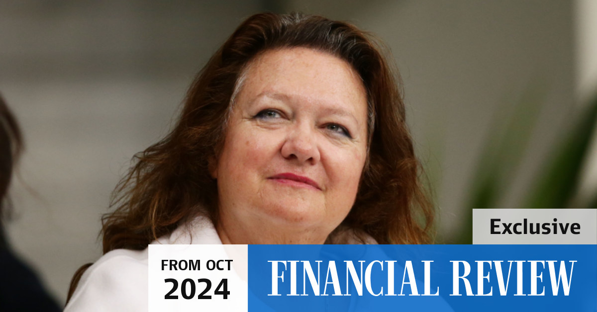 Gina Rinehart slashes plans for Mulga Downs mine to overcome ...