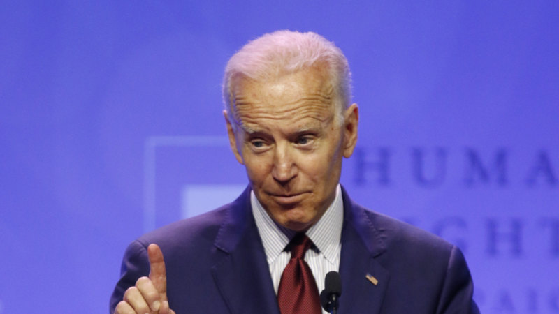 Joe Biden says LGBTQ rights his first priority