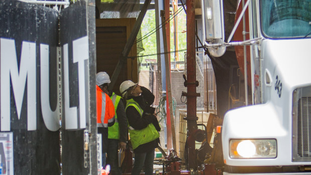 'Concrete bullets': Workers injured after Southbank worksite explosion