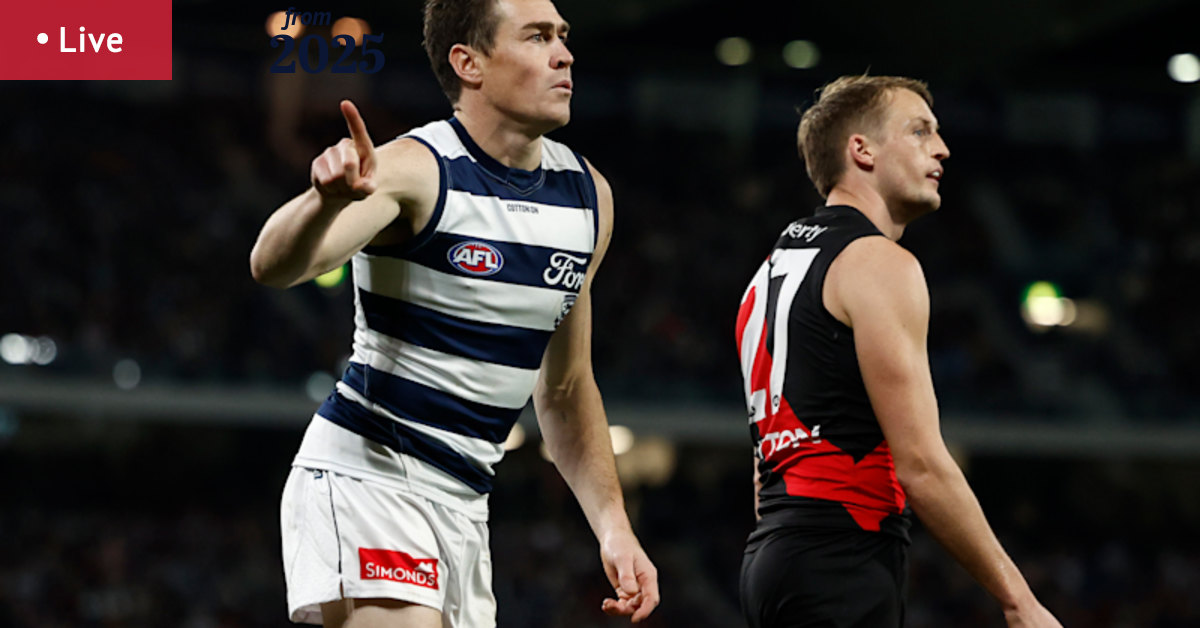 Geelong Cats vs Essendon Bombers: Follow AFL round 22 scores, results ...