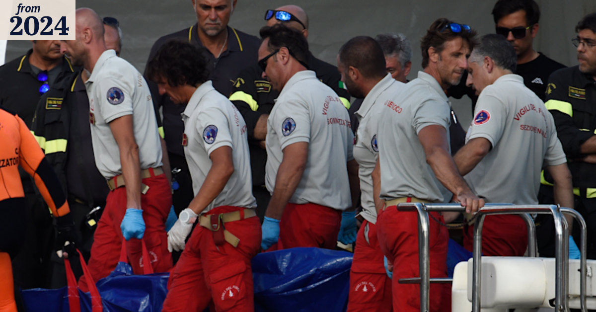Bayesian yacht: Four bodies retrieved from water in Sicily
