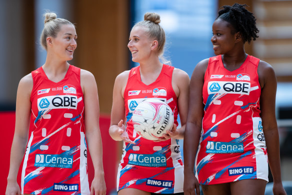 Super Netball: NSW Swifts star Lauren Moore proud of netballers ...
