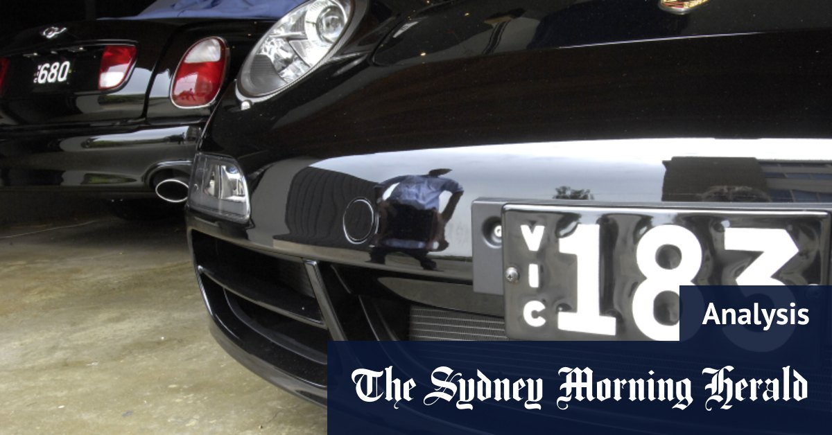 Number plates selling for millions