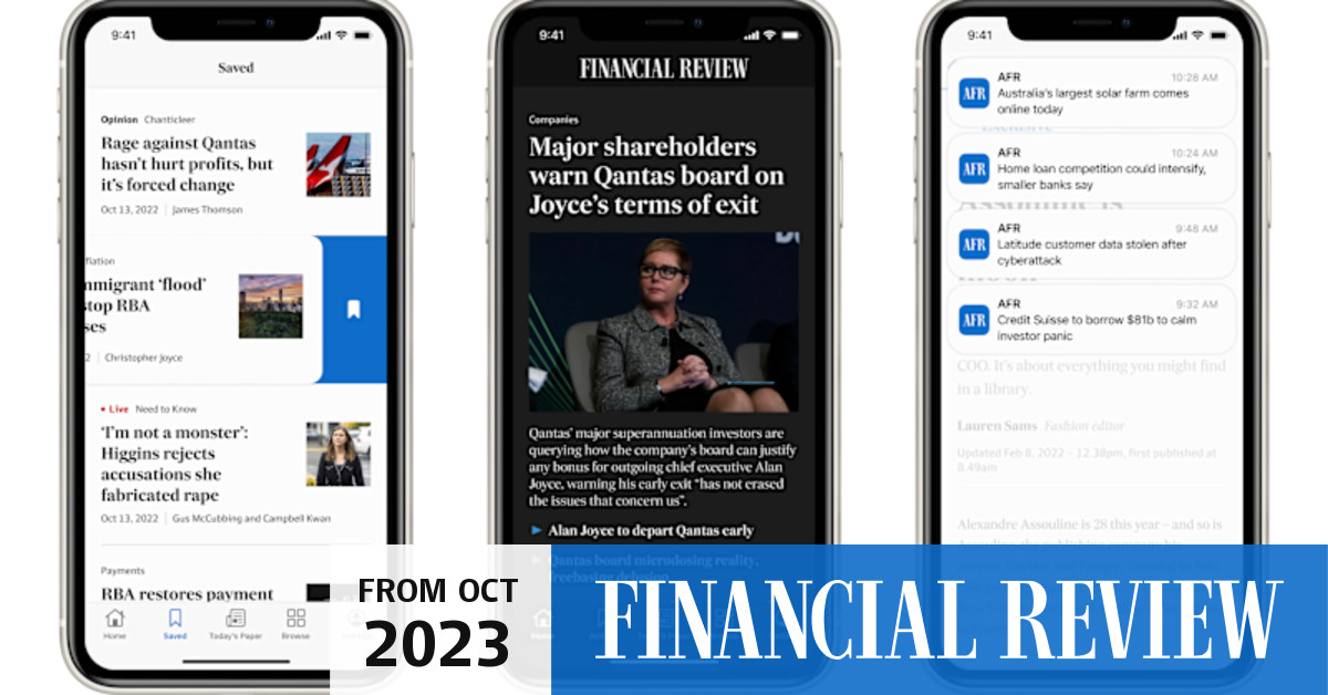 AFR iOS app: Download the new and improved Apple iOS app