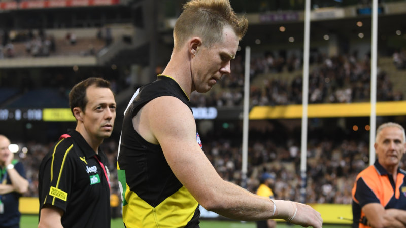 Tigers brace for more bad news after suspected injury to Jack Riewoldt