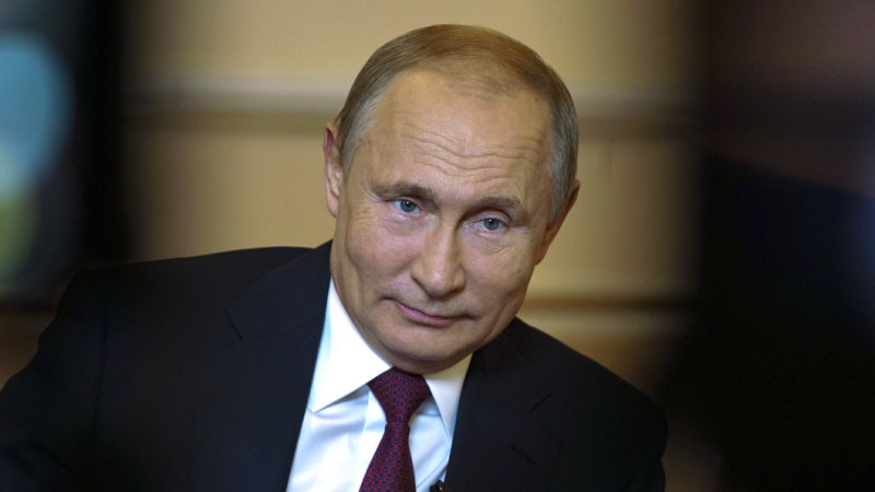 A laughing matter: Putin jokes about Russia meddling in 2020 election