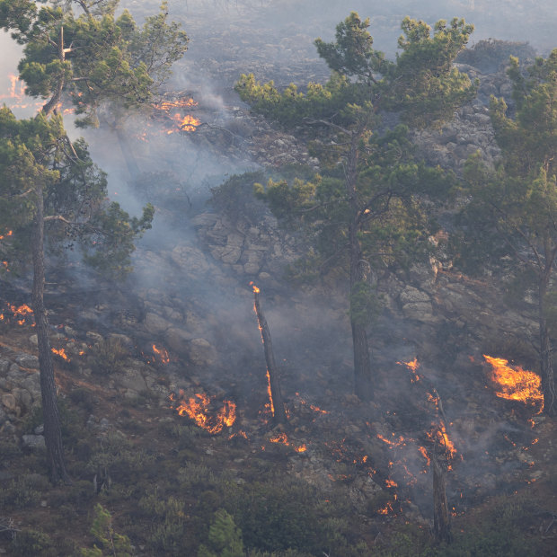 Greece fires: Thousands of Rhodes residents, tourists evacuated