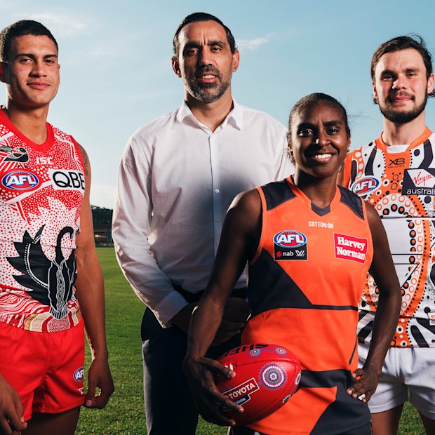 AFL 2019: Adam Goodes passes the torch to next Indigenous leaders