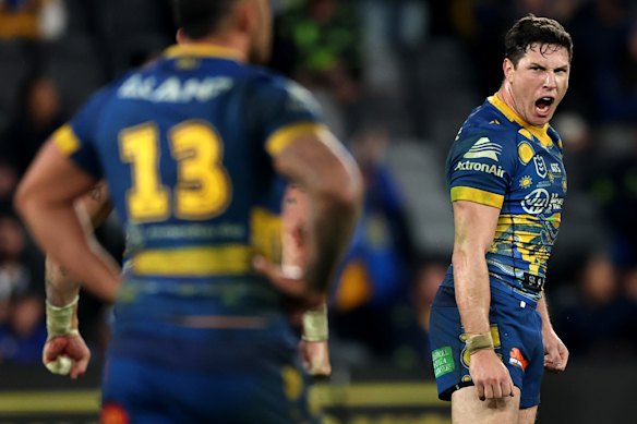 NRL 2025: Mitchell Moses field goal against Cowboys lifts Parramatta ...