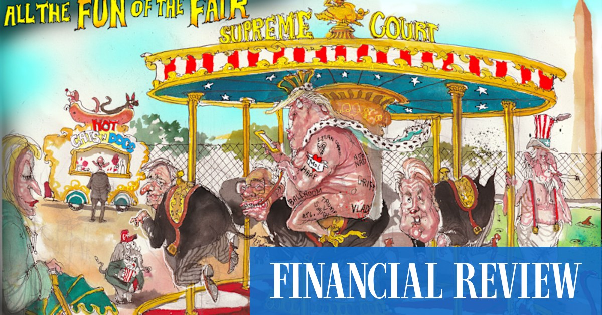 David Rowe cartoons for the Australian Financial Review July 2026