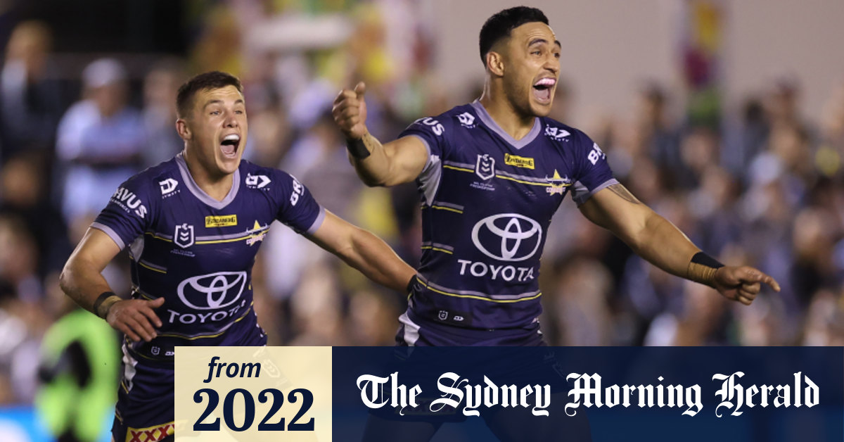 NRL 2022: North Queensland’s Valentine Holmes sinks boot into Cronulla ...