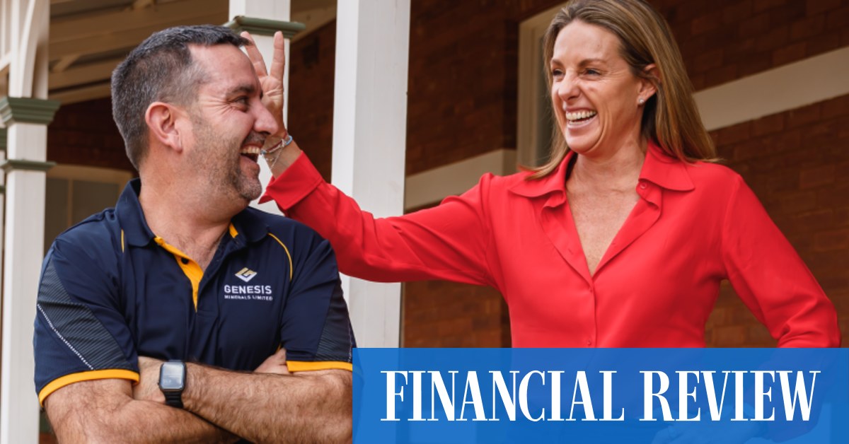 Marnie and Raleigh Finlayson: Rio’s lithium star and her Genesis CEO ...