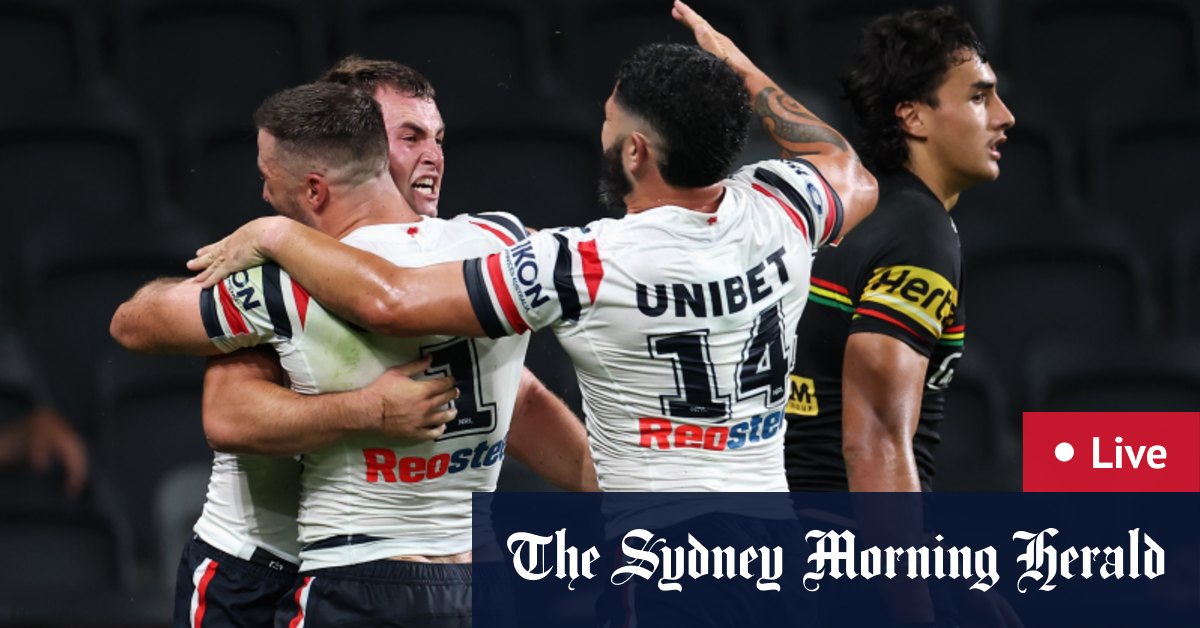 NRL 2024: Sydney Roosters triumph over Penrith Panthers with upset for ...