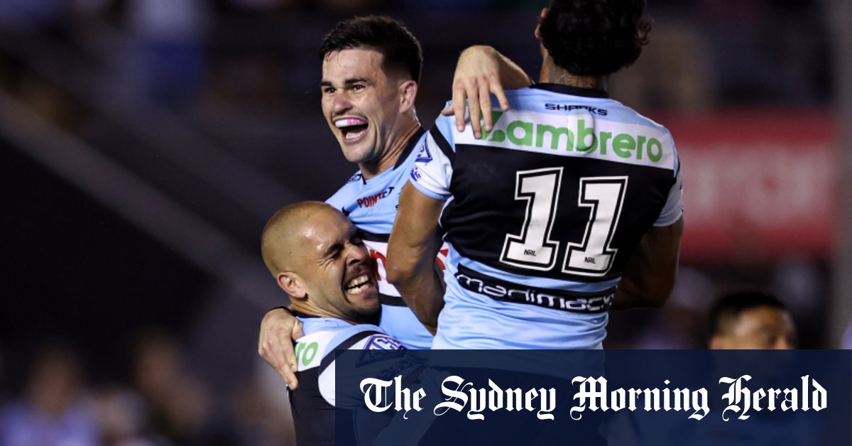 NRL 2024: Daniel Atkinson kicks Cronulla Sharks to win over Newcastle ...