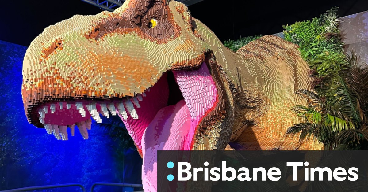 Millions of pieces of Lego used to create Queensland Museum’s Jurassic ...