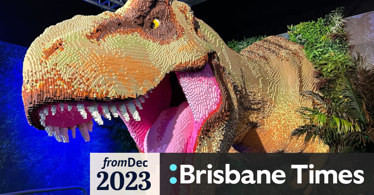 Millions of pieces of Lego used to create Queensland Museum’s Jurassic ...