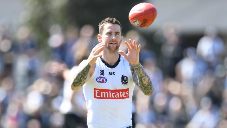 Collingwood's Jeremy Howe trains strongly ahead of grand final