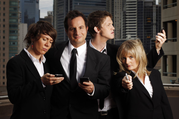 Wil Anderson, Chas Licciardello, Andrew Denton and Dan Ilic on training ...