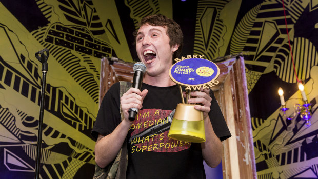 Sam Campbell wins Melbourne comedy festival’s prestigious Barry Award